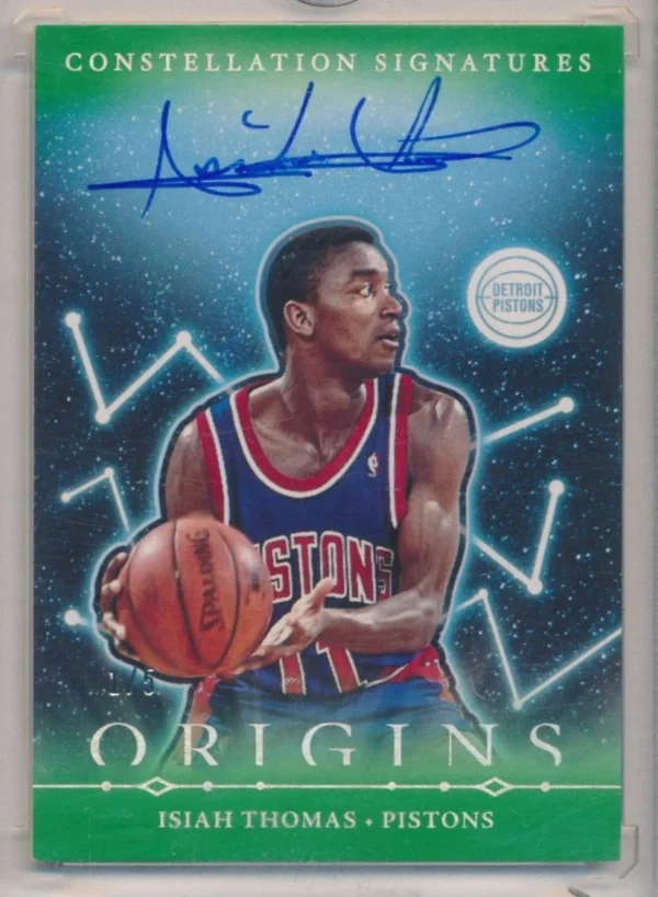 2024-25 Panini Origins Isiah Thomas Constellation Signatures on Card ...